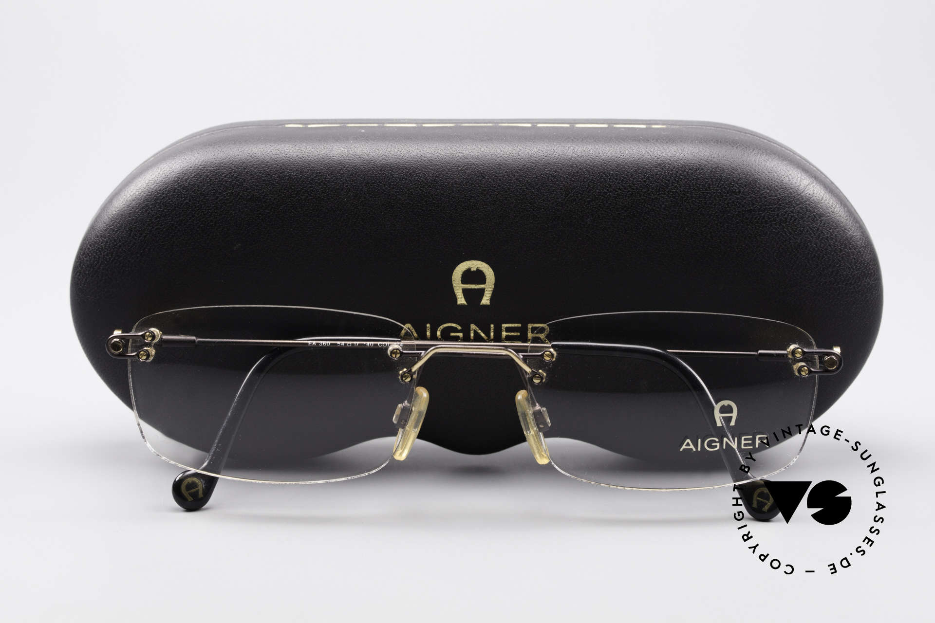 Brillen Aigner EA360 Randlose Vintage Brille