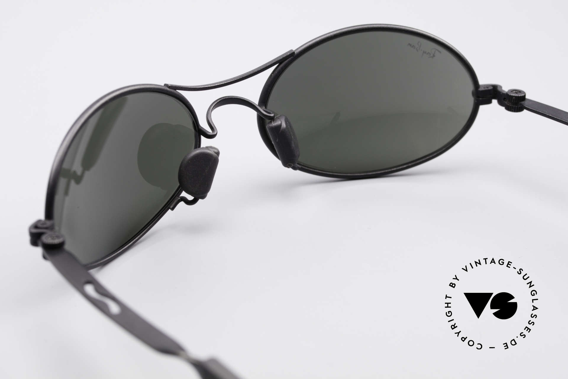 Sonnenbrillen Ray Ban Orbs 9 Base Oval Silver Mirror B&L USA Brille