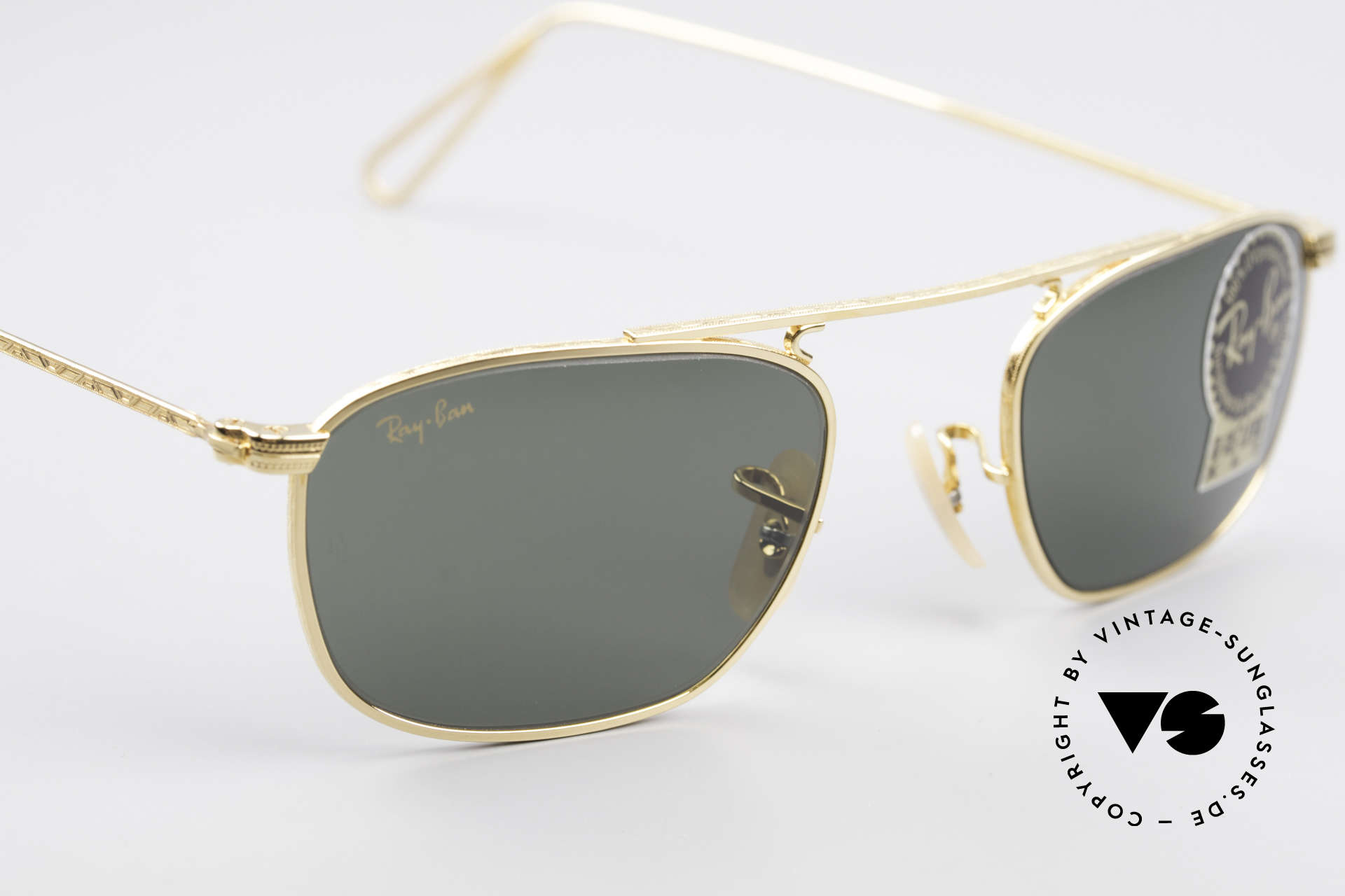 Sonnenbrillen Ray Ban Vintage Square Alte USA B&L Sonnenbrille