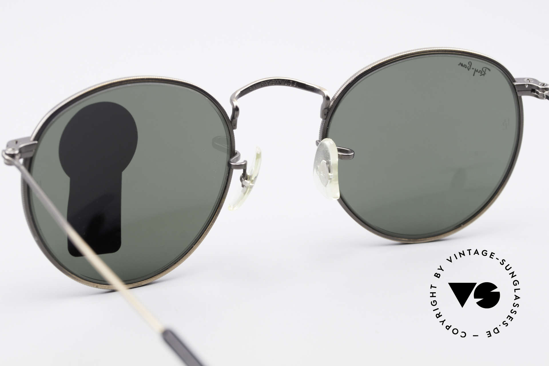 Sonnenbrillen Ray Ban Round Metal 47 Kleine Runde Vintage Brille ...
