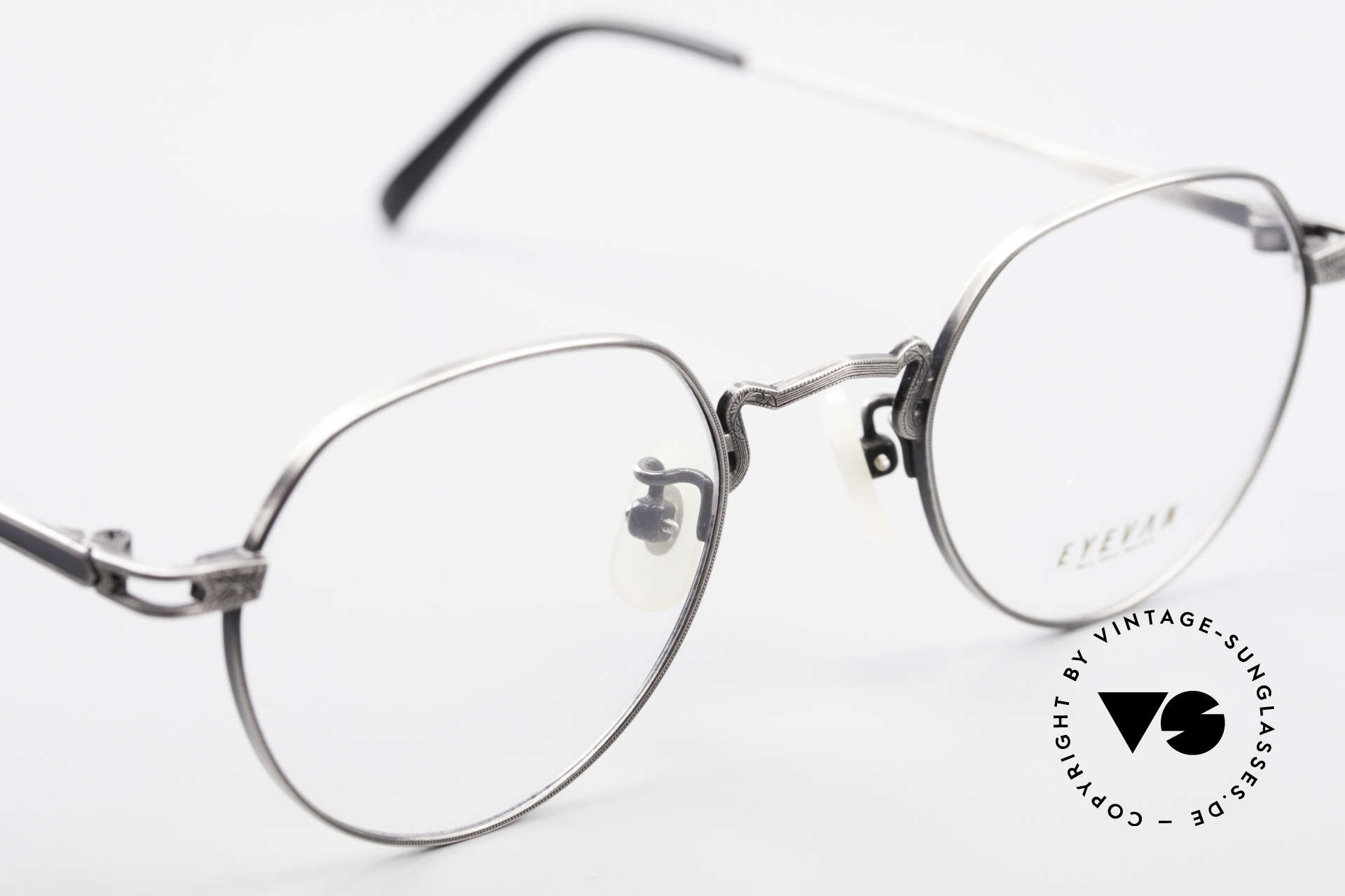 Brillen Eyevan E-91P Vintage Designer Brille Rund