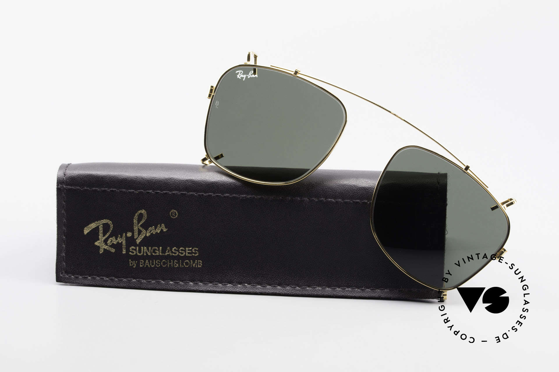 Sonnenbrillen Ray Ban Wayfarer I Clip On B&L USA Gläser Vorhänger