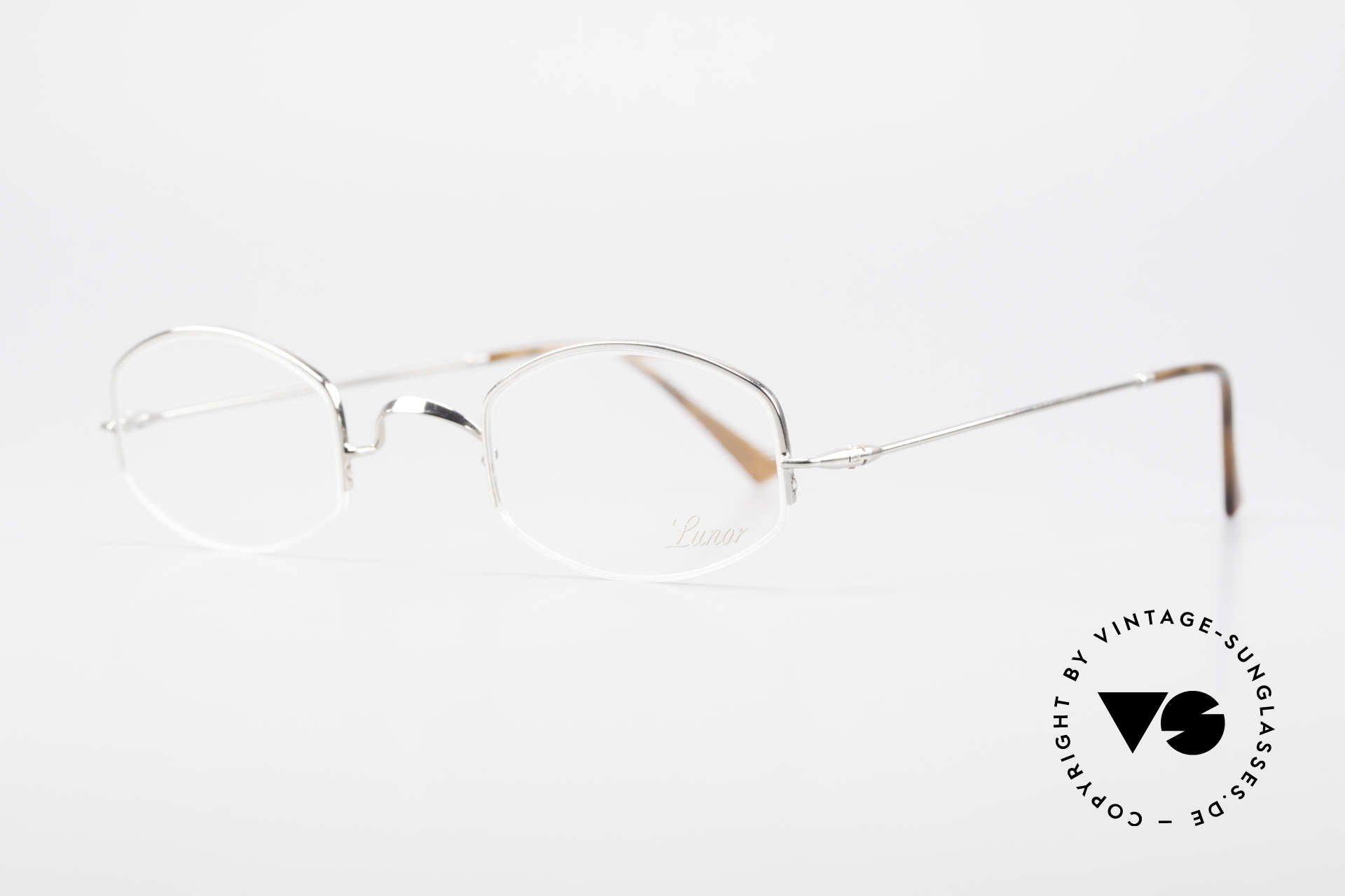 Brillen Lunor Classic Halb Randlose Vintage Brille