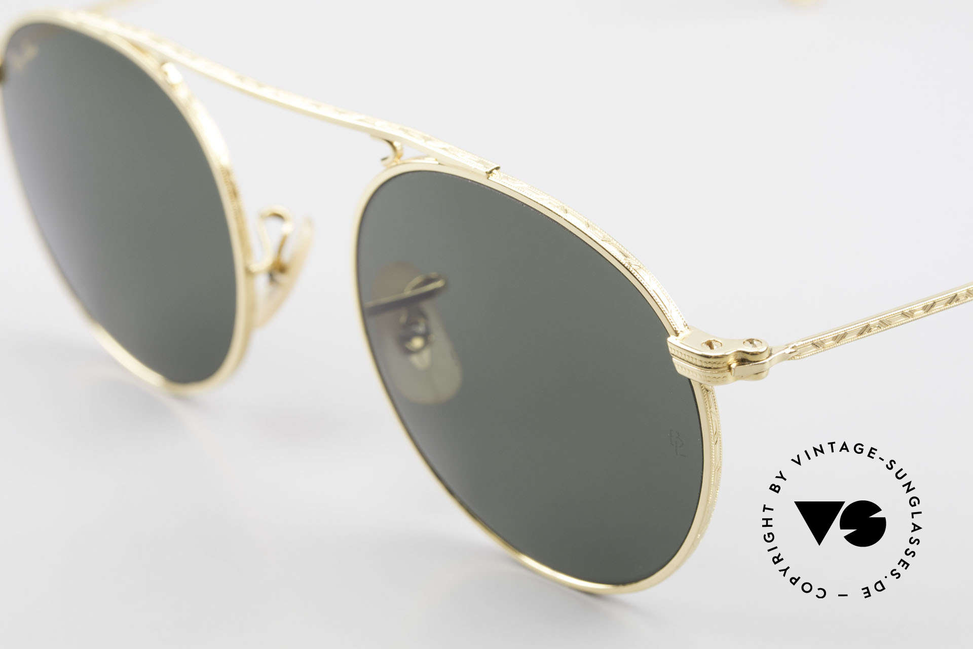 Sonnenbrillen Ray Ban Vintage Round 90er Bausch&Lomb USA Brille