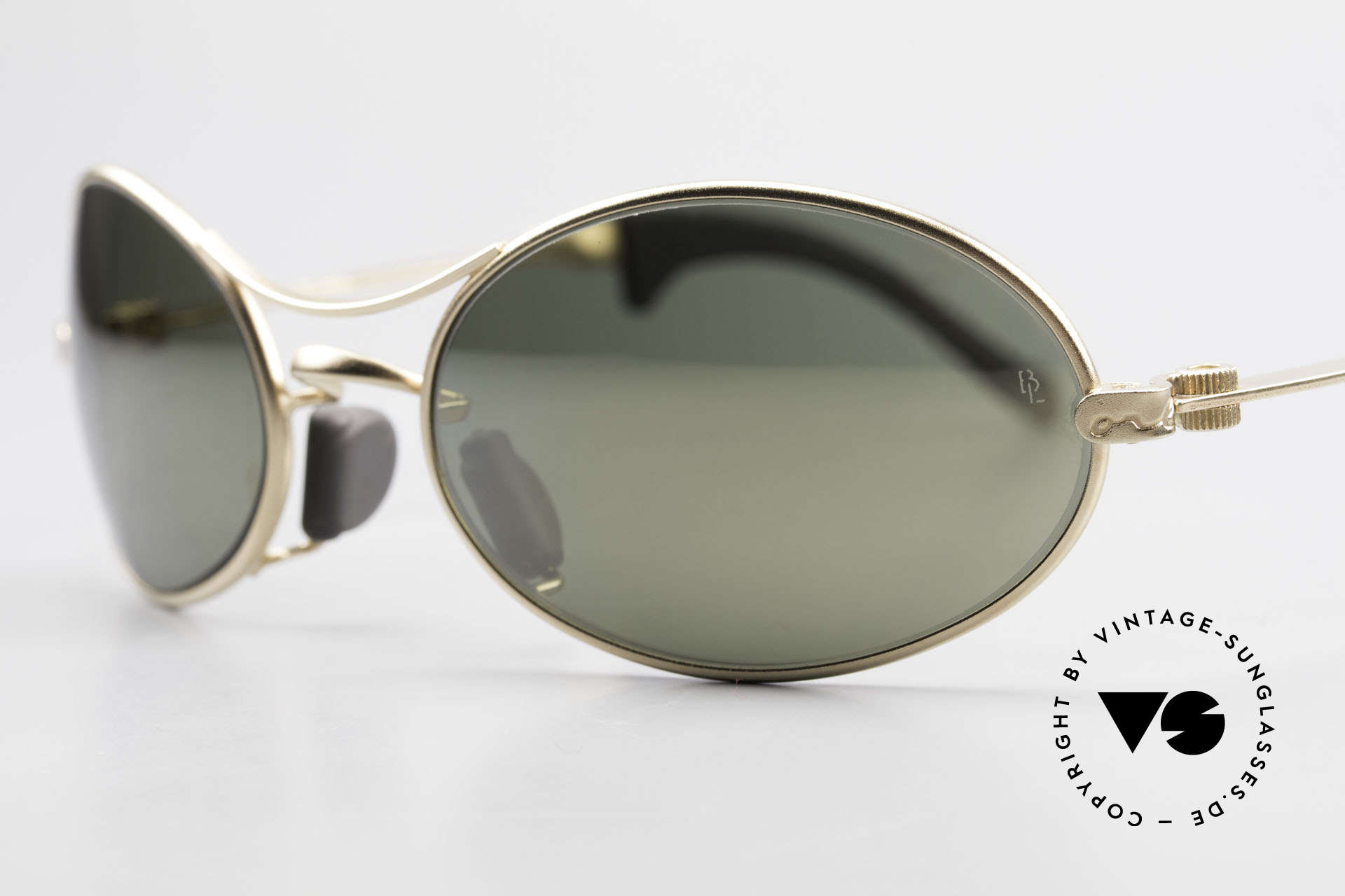 Sonnenbrillen Ray Ban Orbs 9 Base Oval Gold Mirror B&L USA Brille