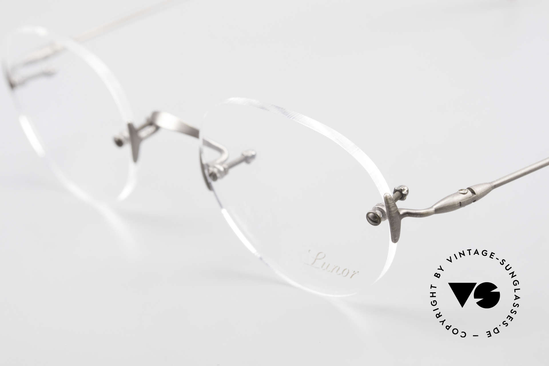 Brillen Lunor Classic Panto AS Lunor Brille Zeitlos Randlos