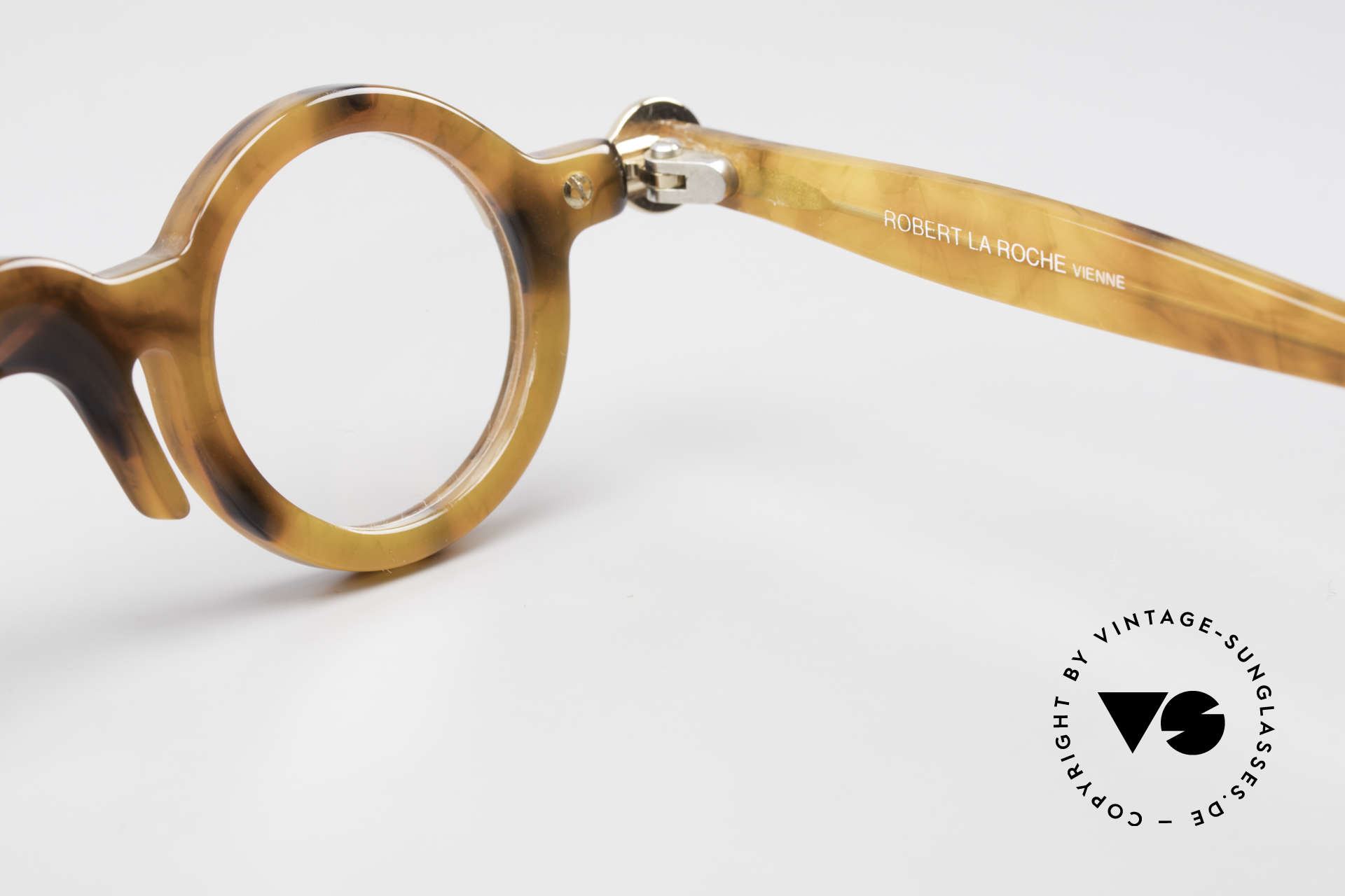 Brillen Robert La Roche 657 Runde Vintage Brille 1980er