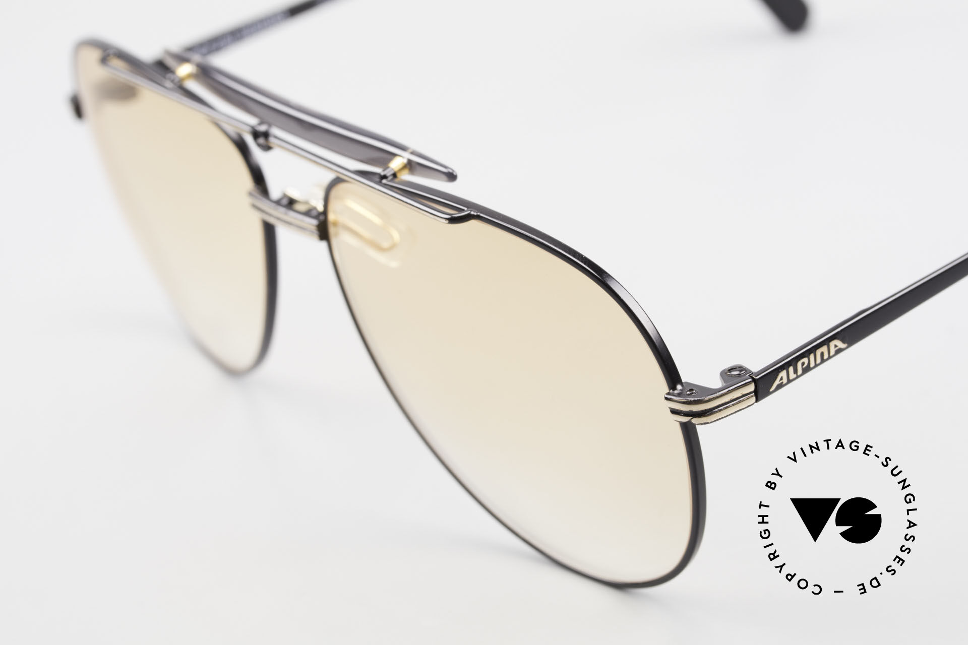 Sonnenbrillen Alpina PCF 250 Sonnengläser Orange Verlauf