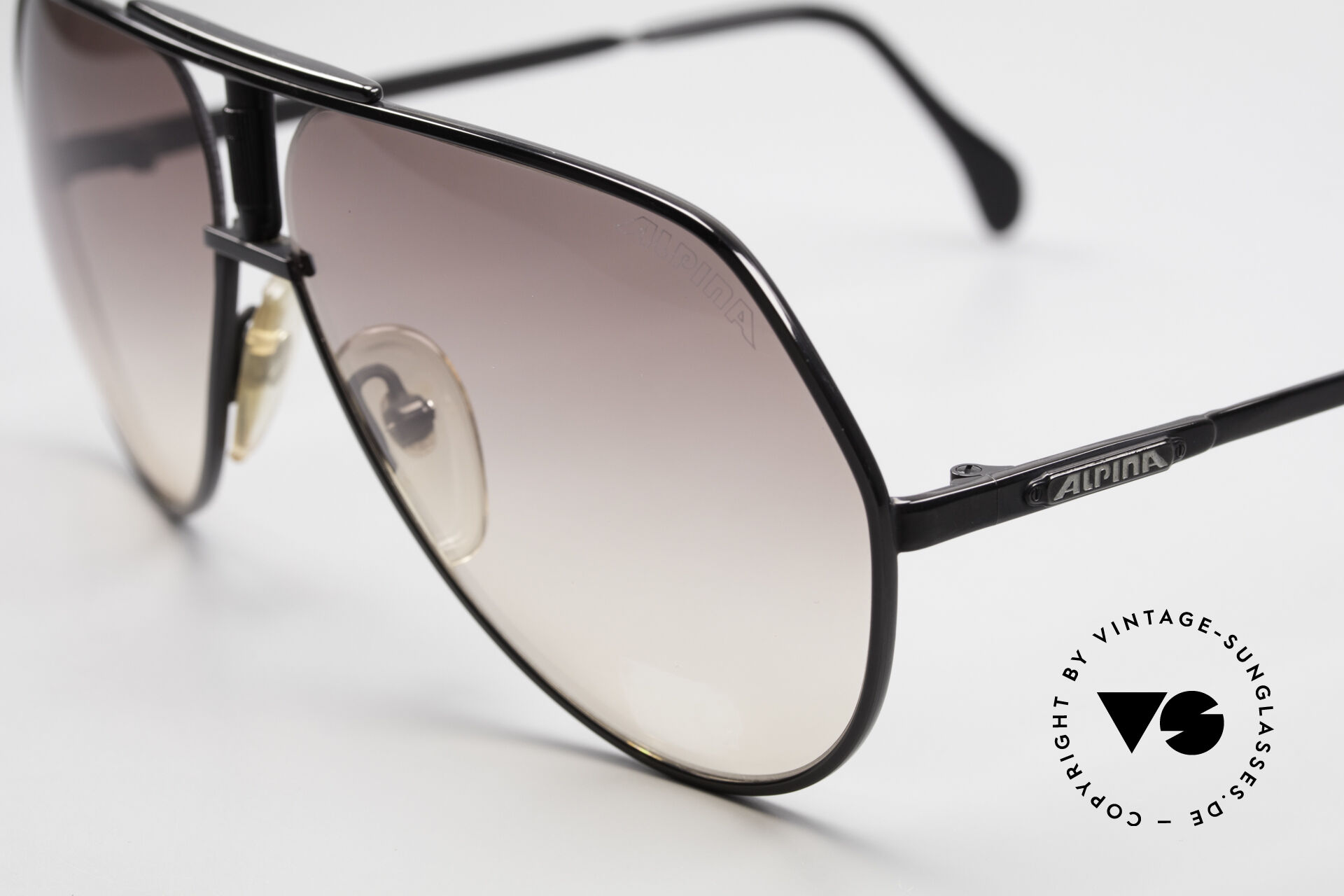 Sonnenbrillen Alpina CM4 Quattro West Germany Sonnenbrille 80er