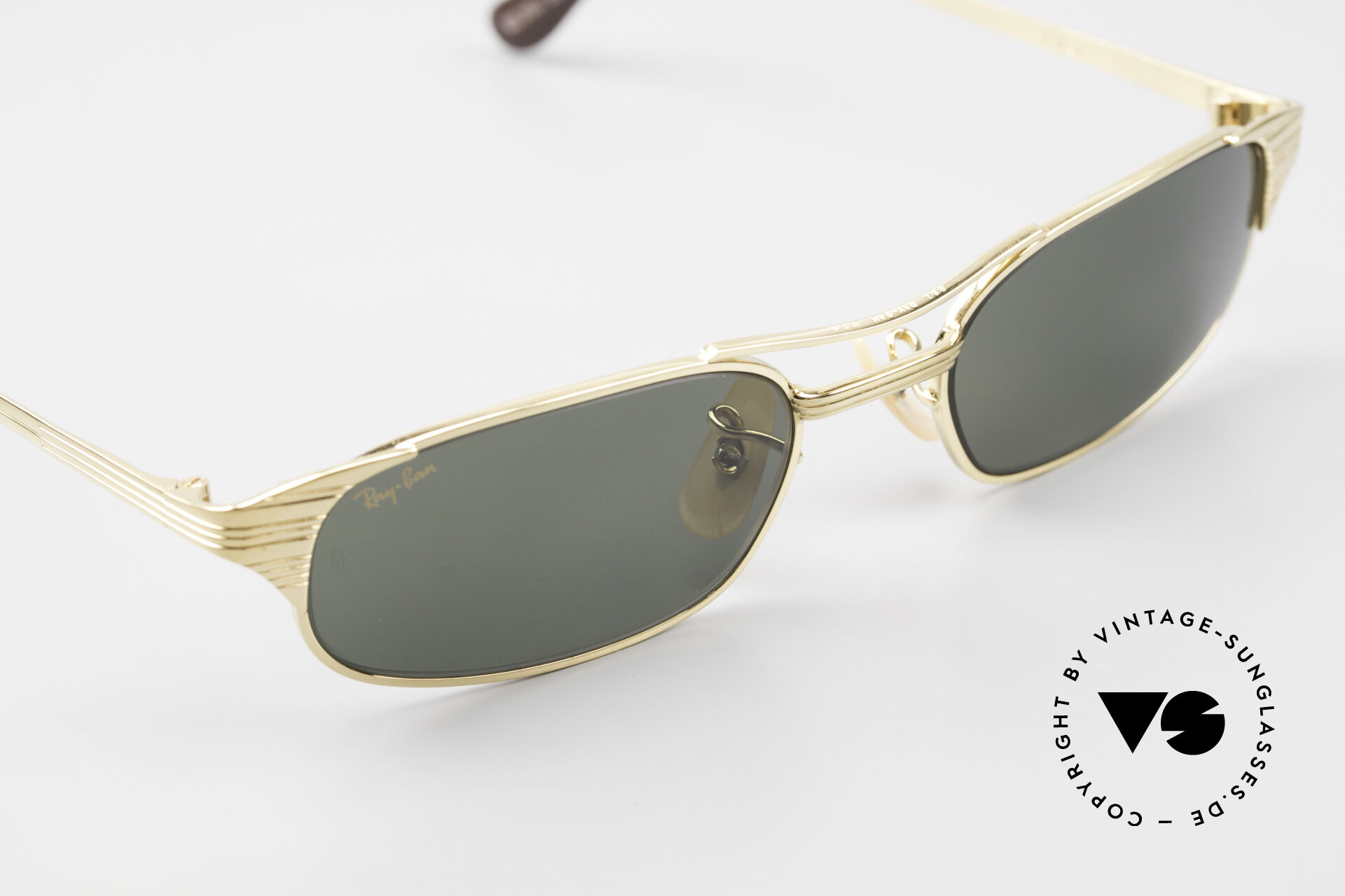 Sonnenbrillen Ray Ban Signet Rectangle B&L USA 80er Sonnenbrille