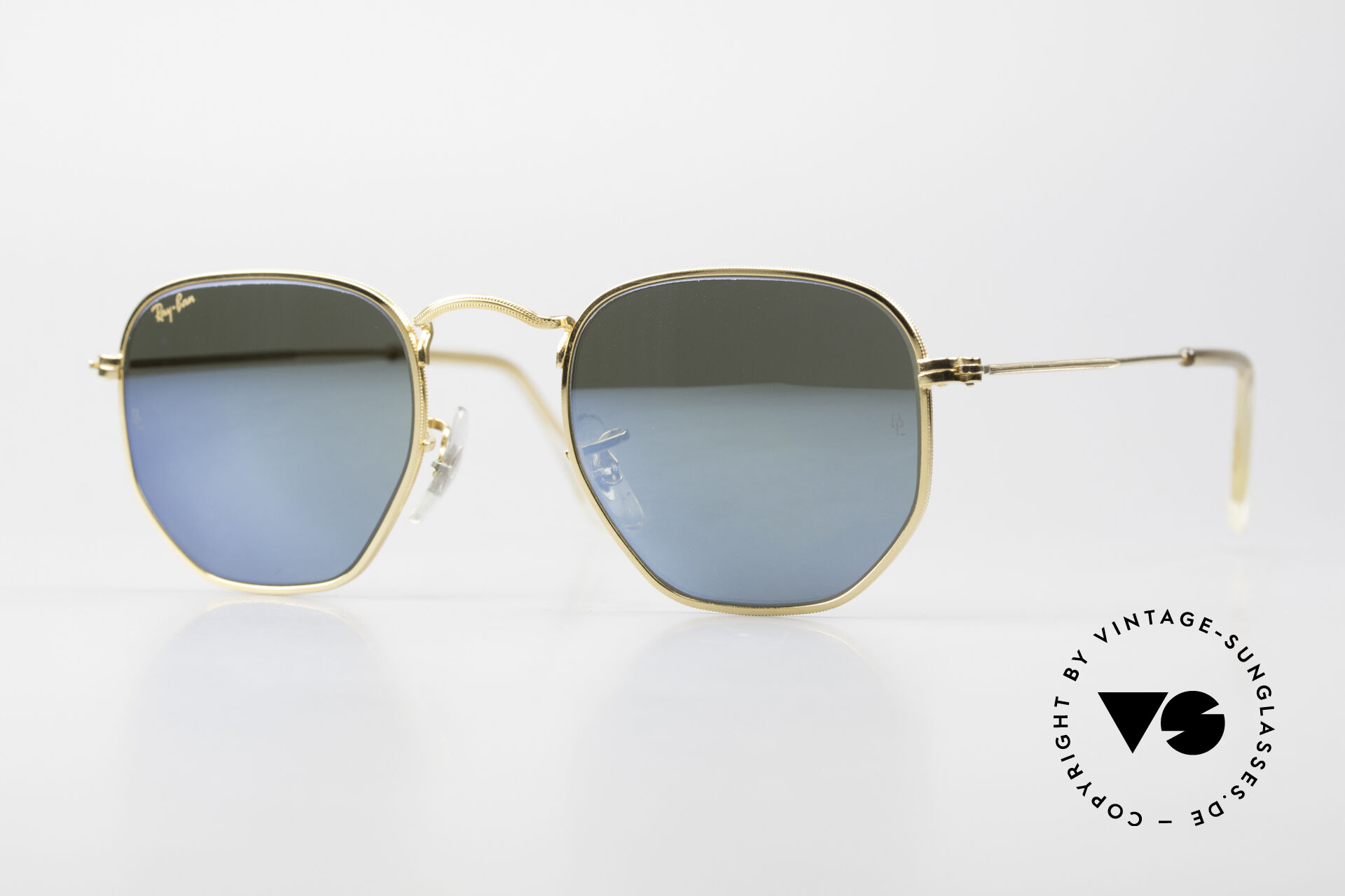 Sonnenbrillen Ray Ban Classic Style III Blau Verspiegeltes B&L Glas