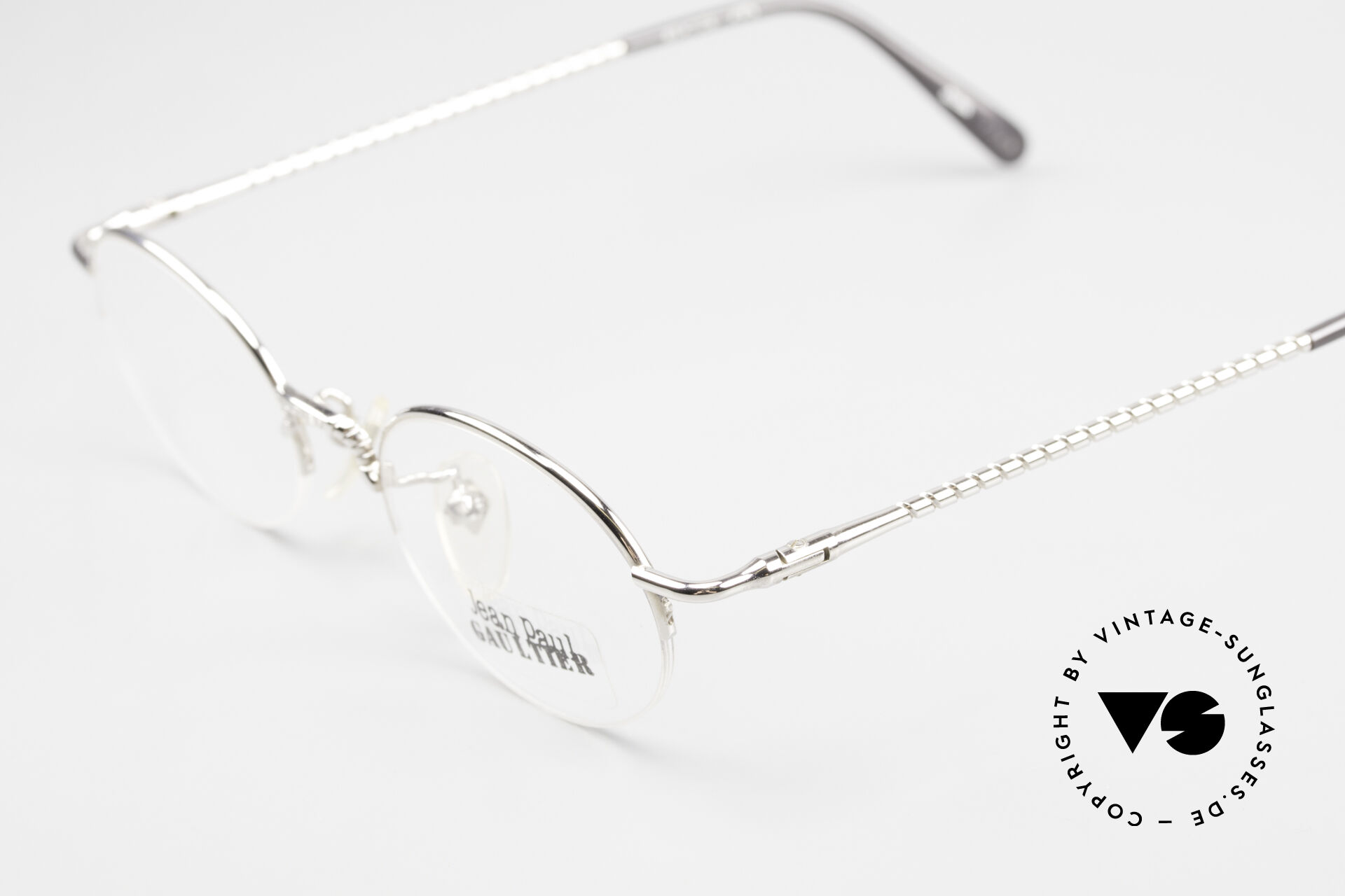Brillen Jean Paul Gaultier 55-7104 Kleine Ovale Brille 90er
