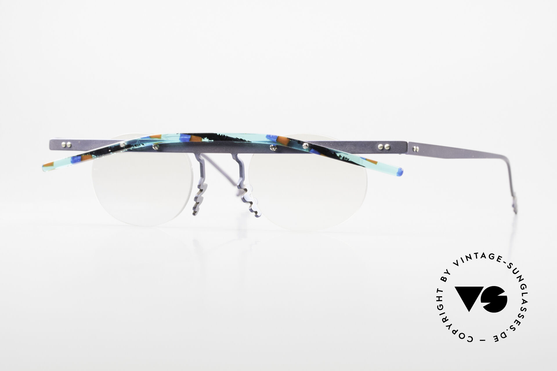 Brillen Theo Belgium Tita II G2 Verrückte Vintage Brille