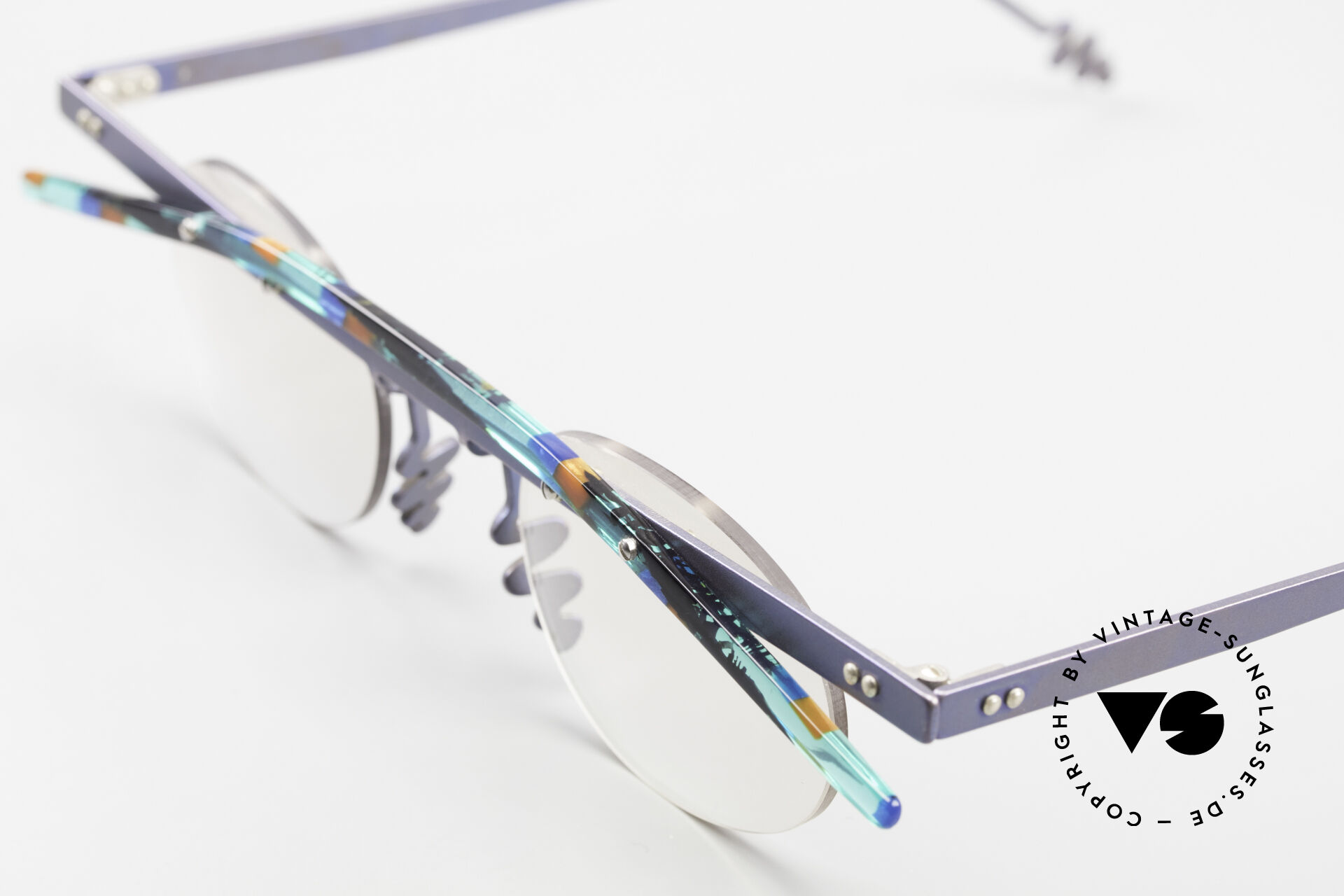 Brillen Theo Belgium Tita II G2 Verrückte Vintage Brille