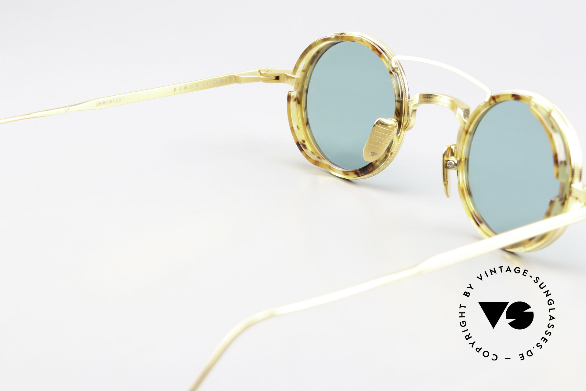 Sonnenbrillen Jacques Marie Mage Ringo 2 Beta Titan Sonnenbrille Rund