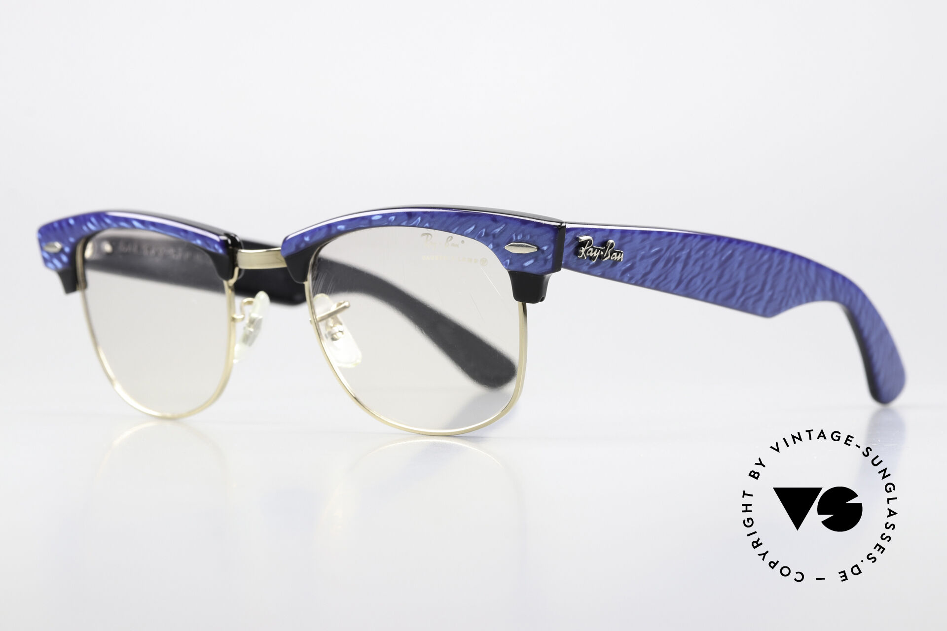 Brillen Ray Ban Clubmaster Hybrid Customized Einzelstück