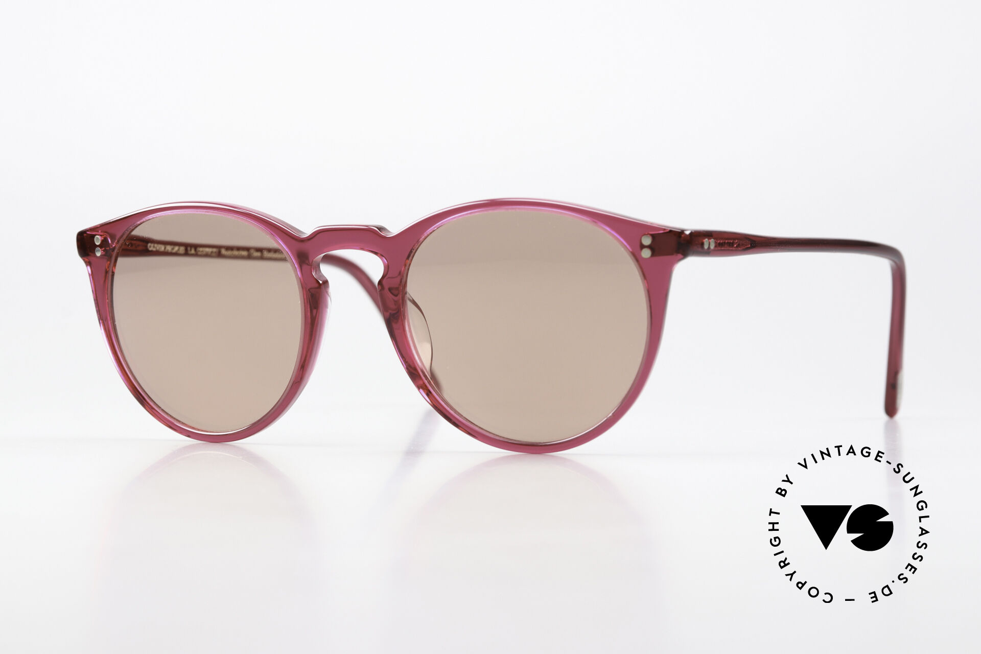 Oliver Peoples O Malley Himbeer Rahmen Panto Stil