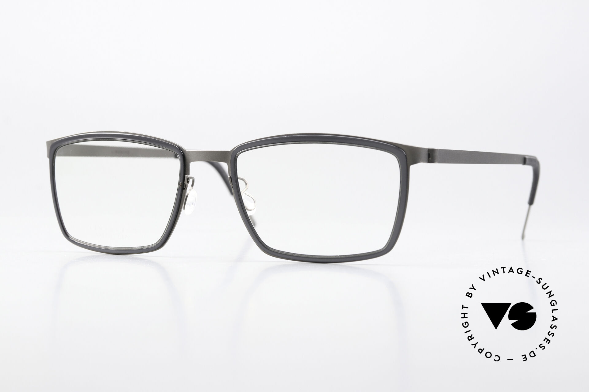Brillen Lindberg 9711 Strip Titanium Zeitlose Farbkombination