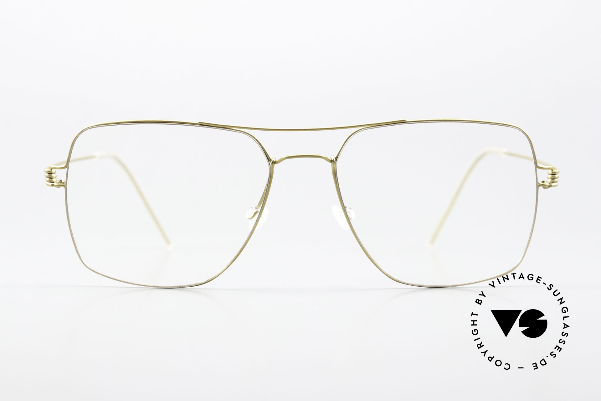 Brillen Lindberg Joshua Air Titan Rim Herrenbrille Eckig Aviator