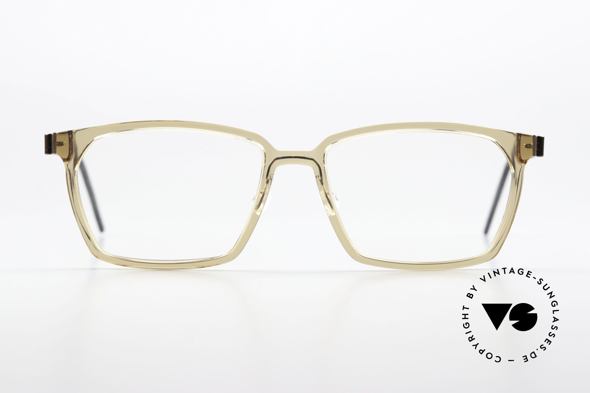 Brillen Lindberg 1264 Acetanium Unisexbrille Transluzid Eckig