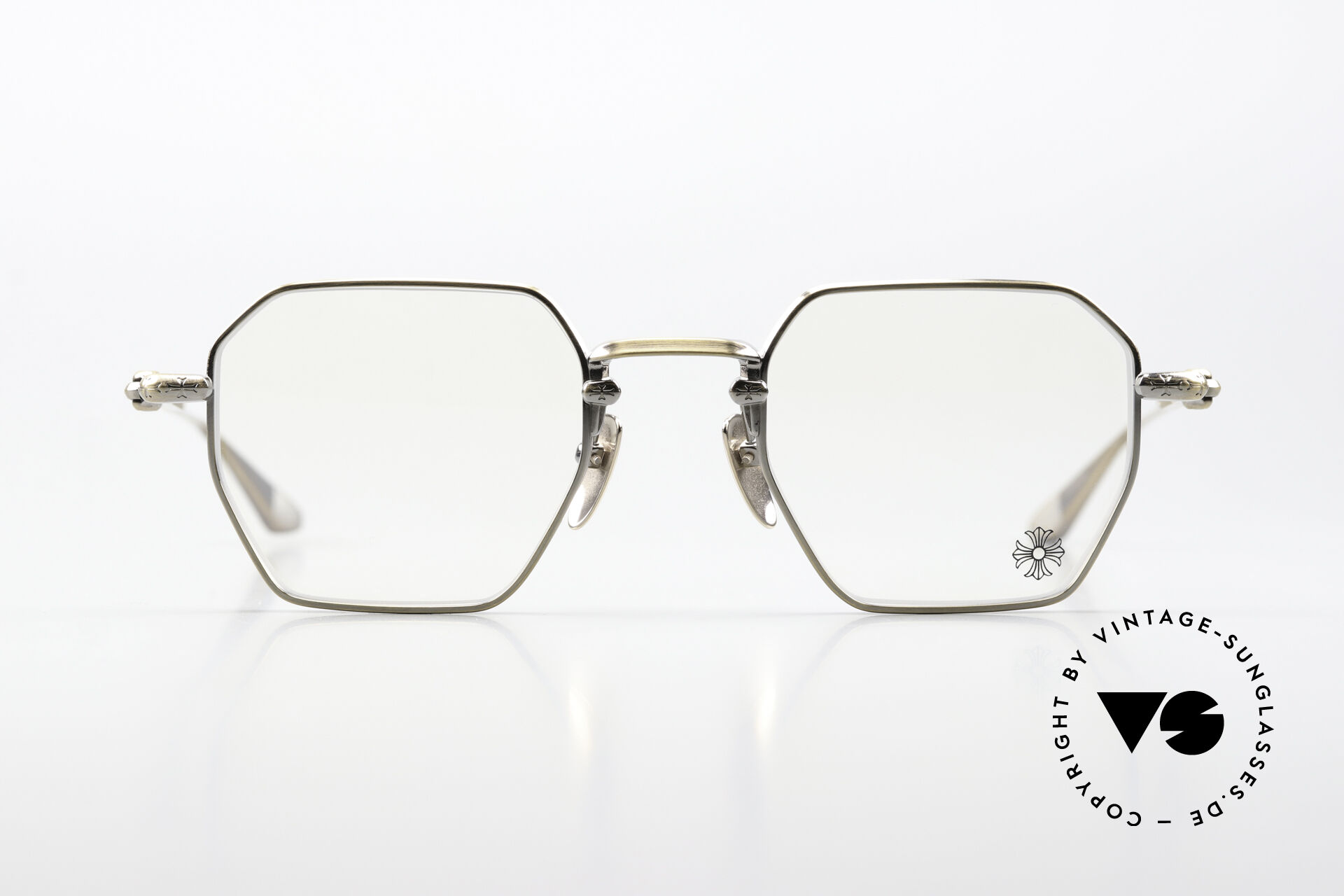Brillen Chrome Hearts Lump Luxusbrille In Antik Gold