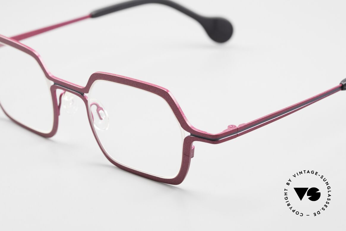 Brillen Theo Belgium Line Damenbrille Pink Metallic